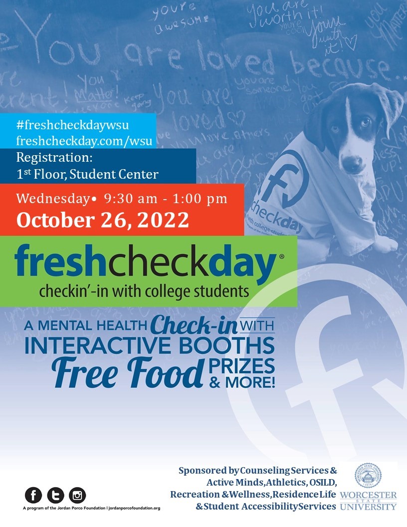 Fresh Check Day at Worcester State University | Worcester State University